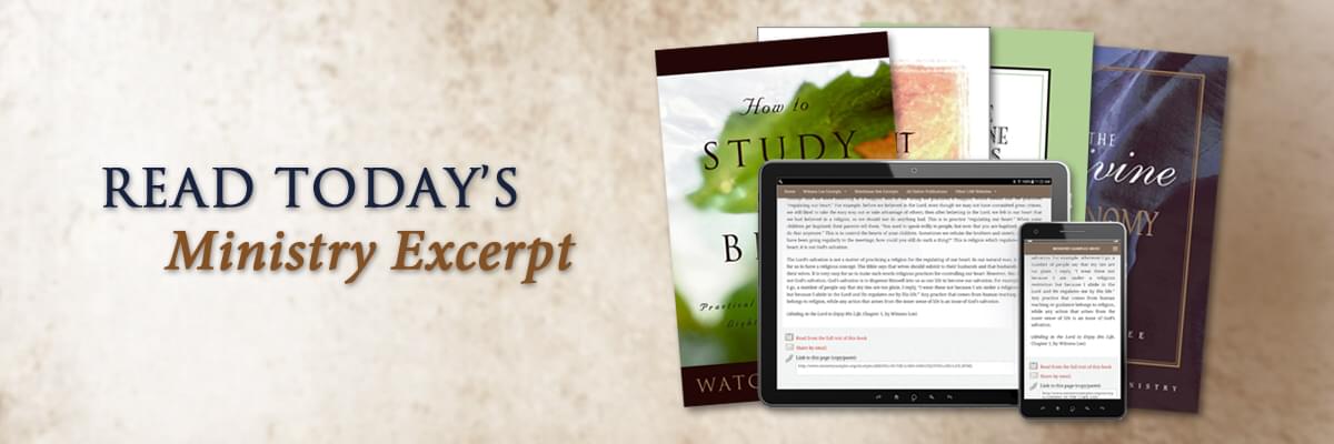 Living Stream Ministry - Publisher of Watchman Nee and Witness Lee