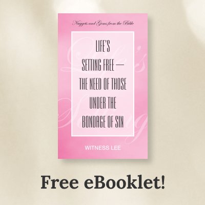 Life’s Setting Free—the Need of Those under the Bondage of Sin | Living ...